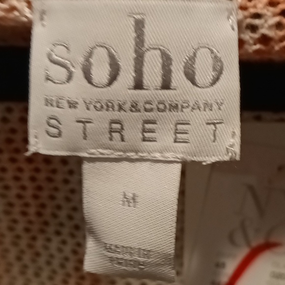 Soho | Tops | Nwt Soho Ny Co Orangewhite Tiedyed Waffled Ss Blouse ...